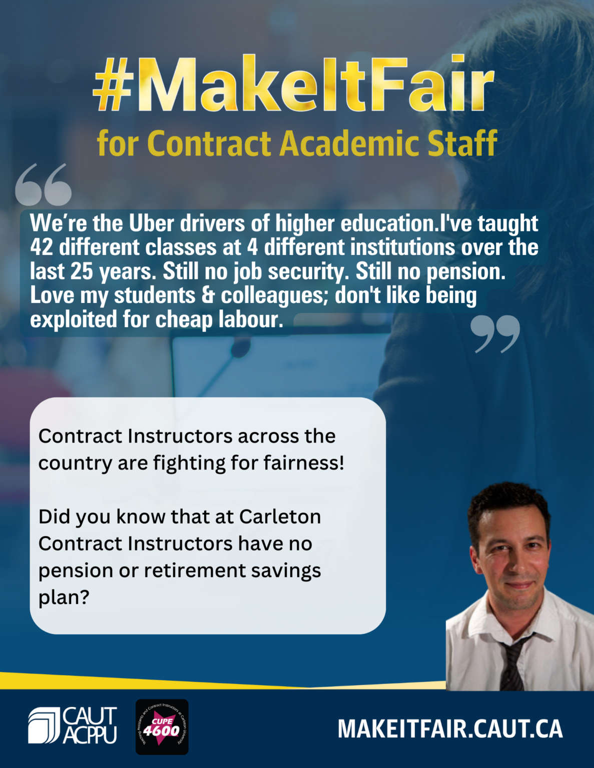 Make It Fair Campaign 2024! - CUPE 4600